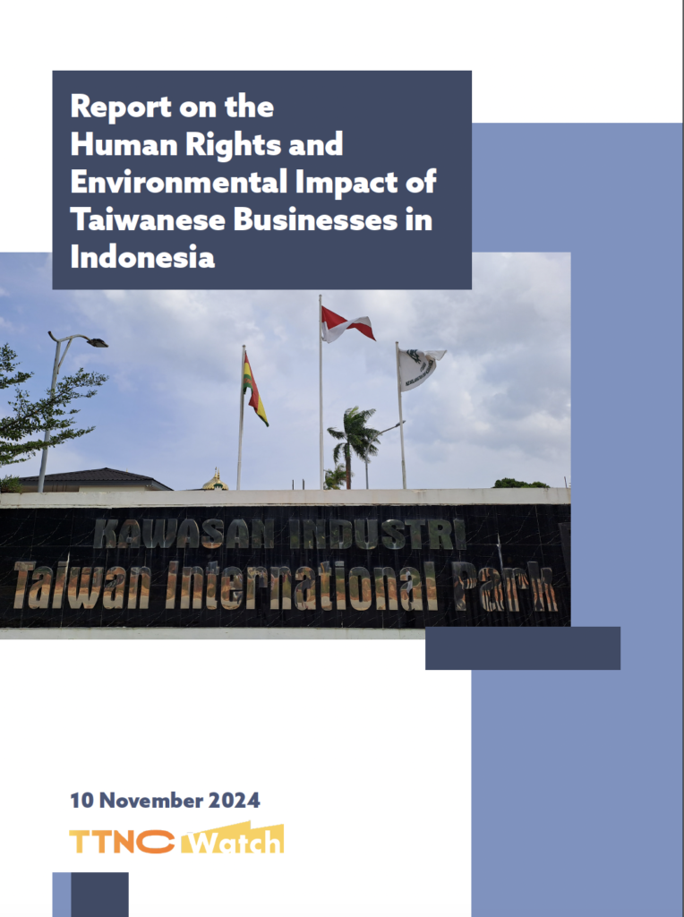 Report on the Human Rights and Environmental Impact of Taiwanese ...