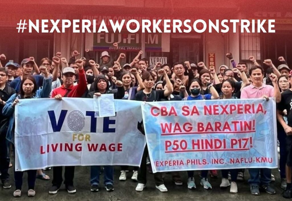 Nexperia workers in the Philippines, on strike - GoodElectronics