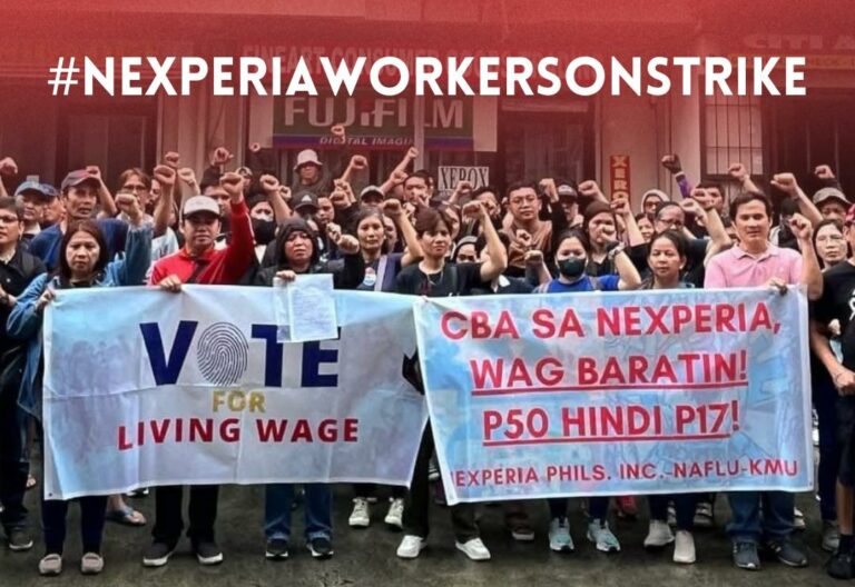 Nexperia workers in the Philippines, on strike - GoodElectronics